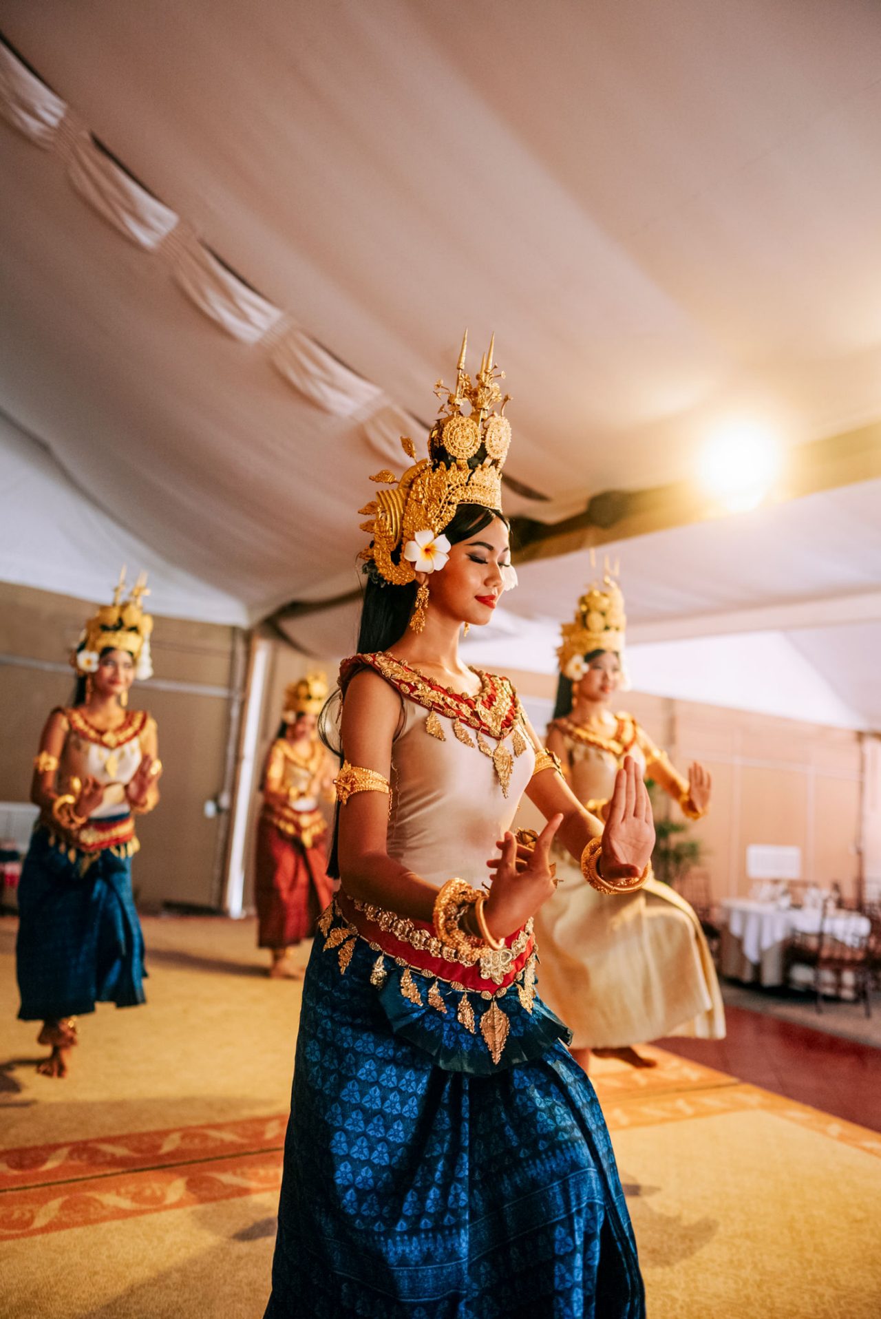 Kambodschanisches Apsara-Dinner at Raffles Siem Reap