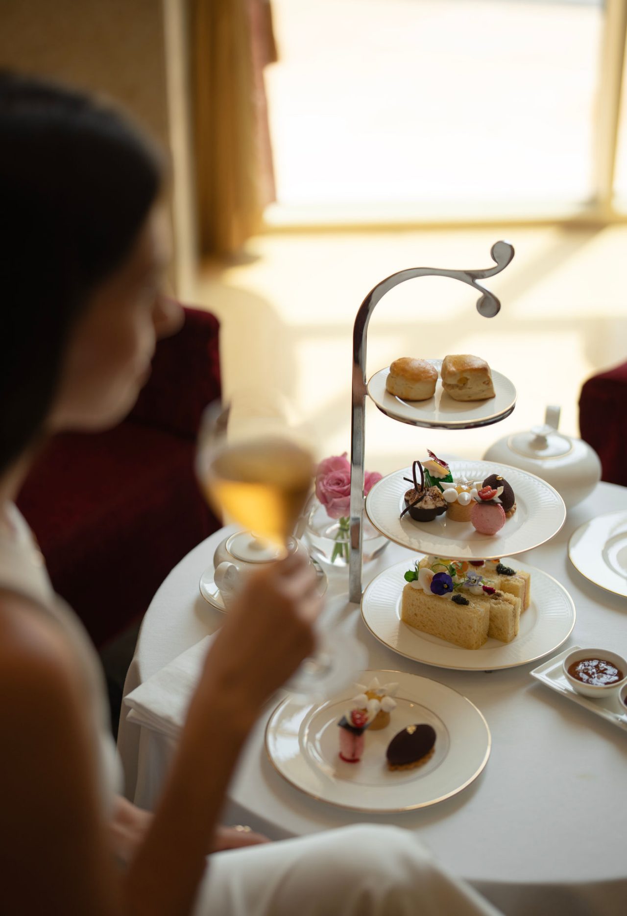 Afternoon Tea at Raffles Salon at Raffles Dubai