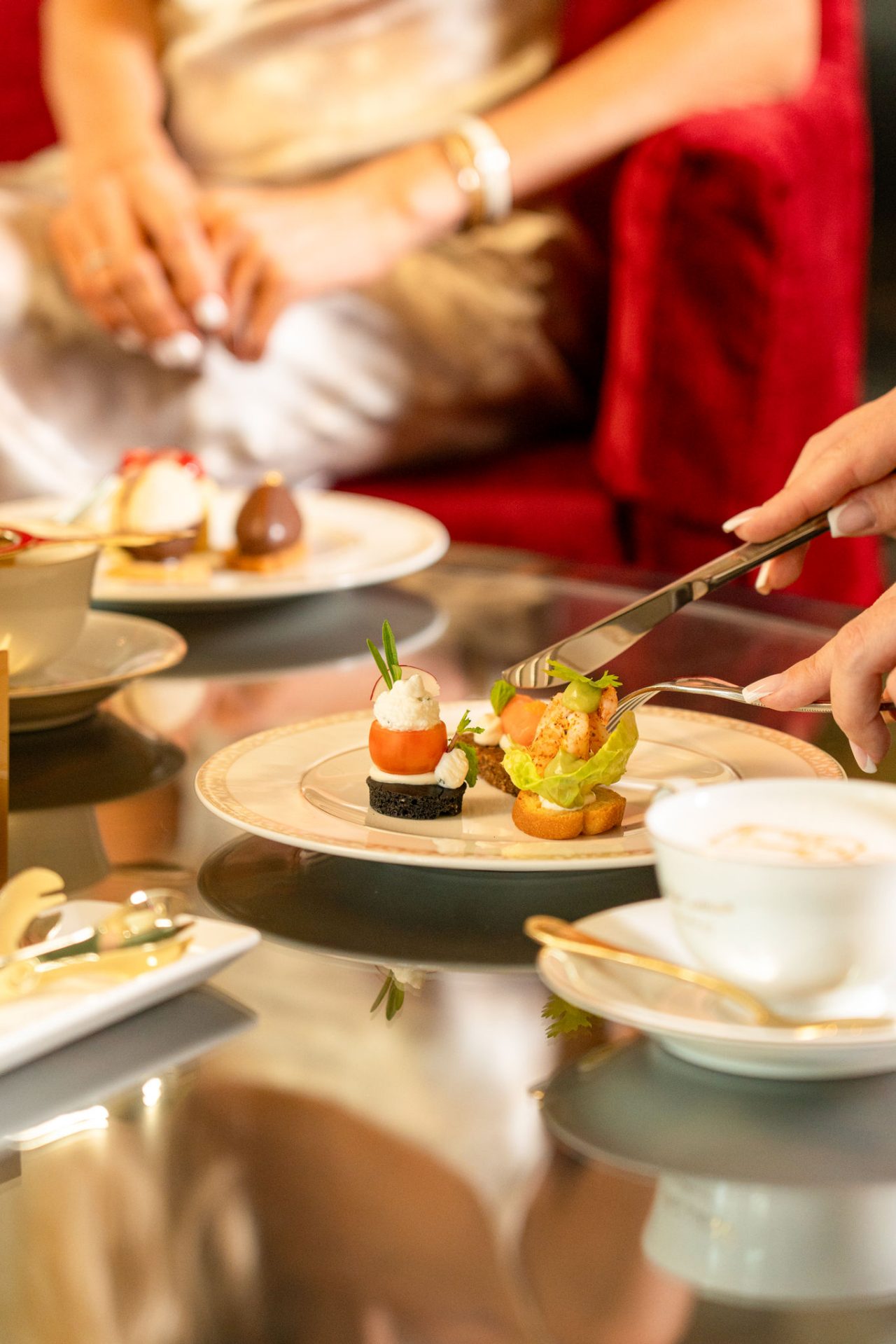 Afternoon Tea at Raffles Salon at Raffles Dubai