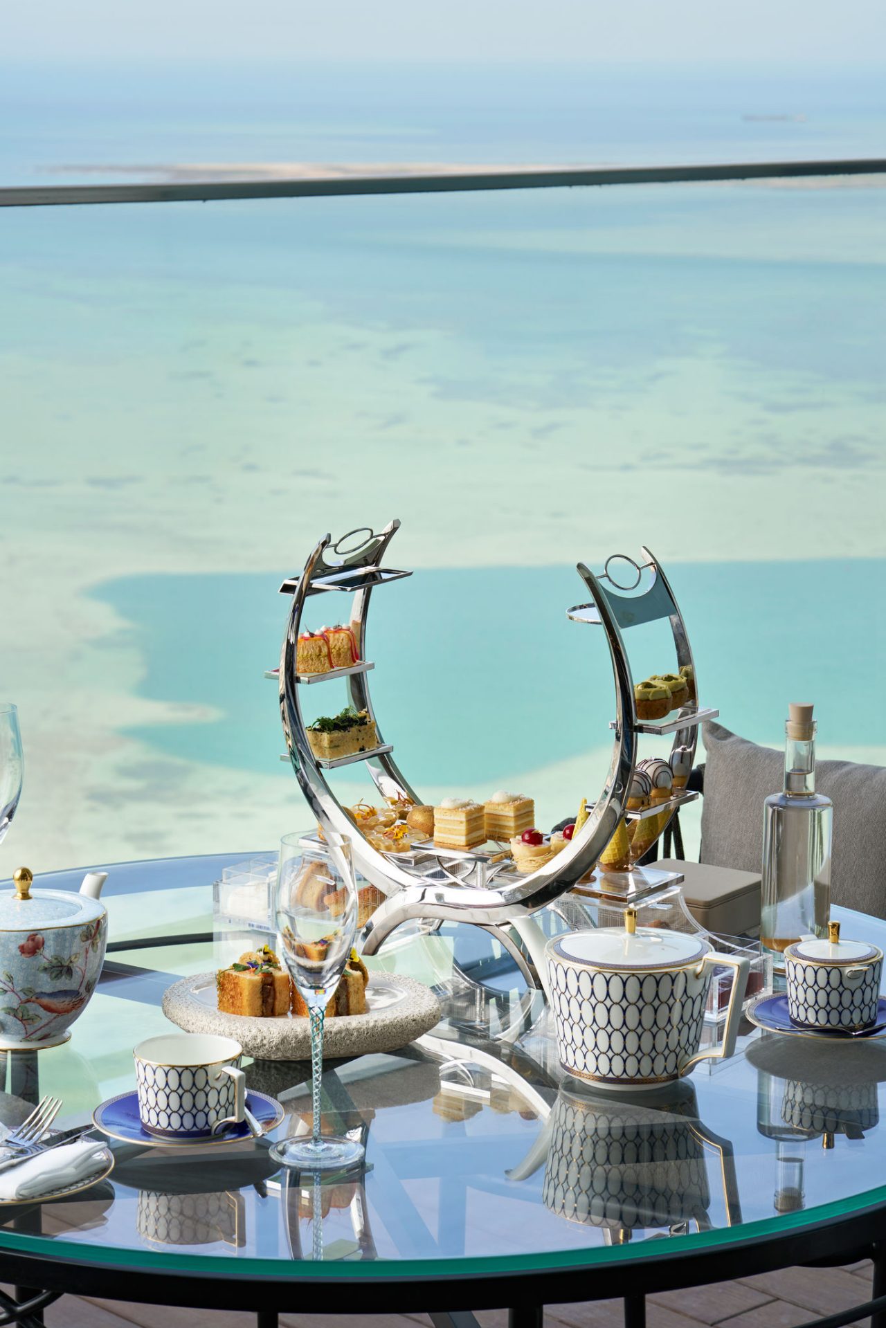 Té de la tarde de la floración de primavera at Raffles Doha