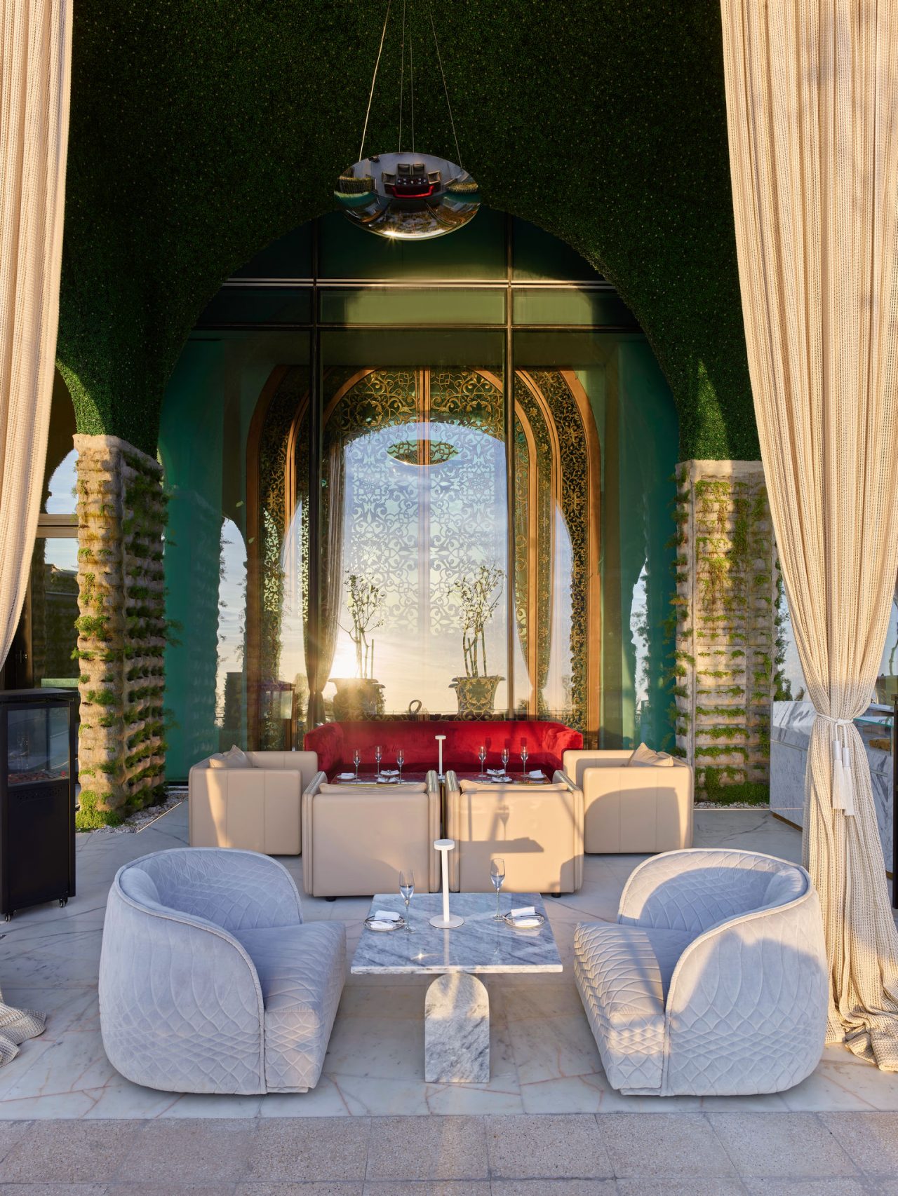 Thé royal du Raffles at Raffles Doha