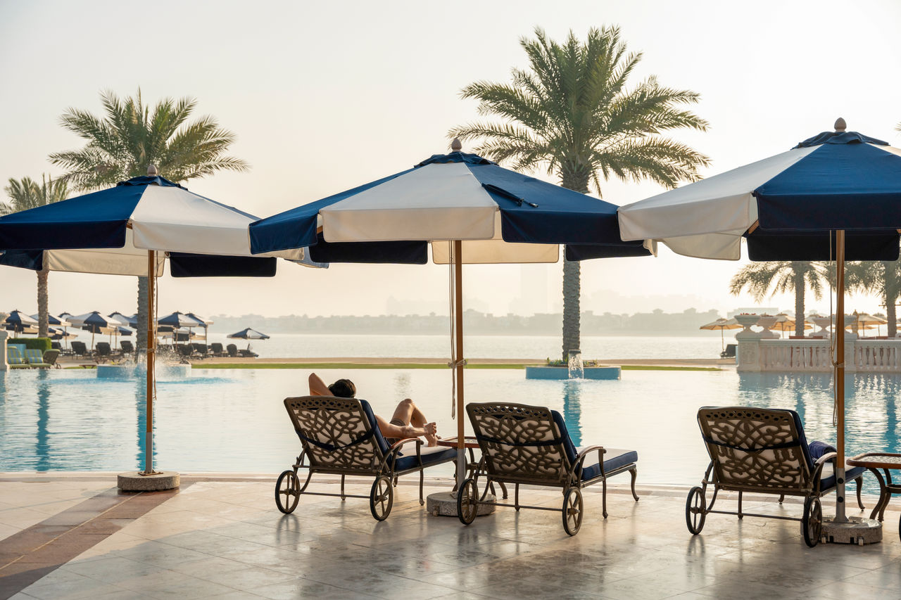 Pool & Beach Day Pass at Raffles The Palm Jumeirah